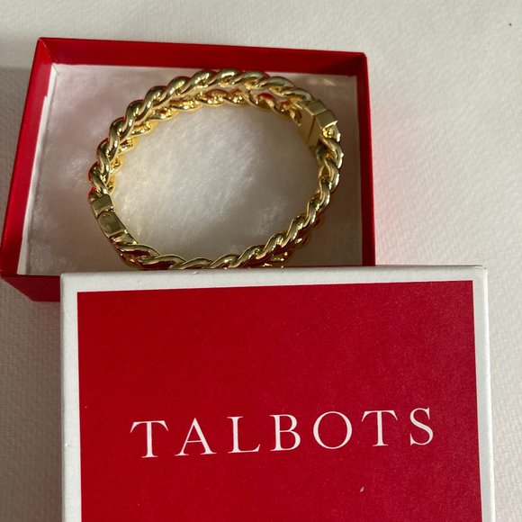 Talbots | Jewelry | Nib Gold Tone Talbots Clampon Bracelet | Poshmark